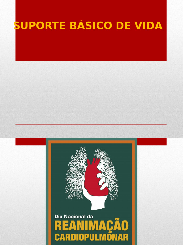 AULA 03- SBV | PDF | Reanimação cardiopulmonar | Sistema cardiovascular