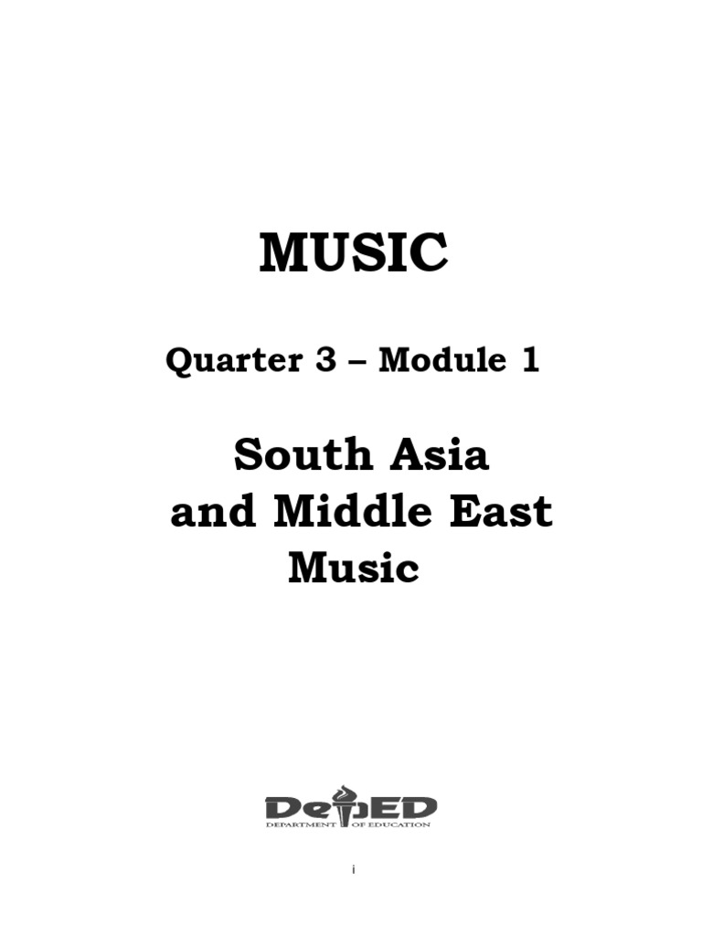 Q3 Music8 M1 Revised | PDF | Vedas | Singing