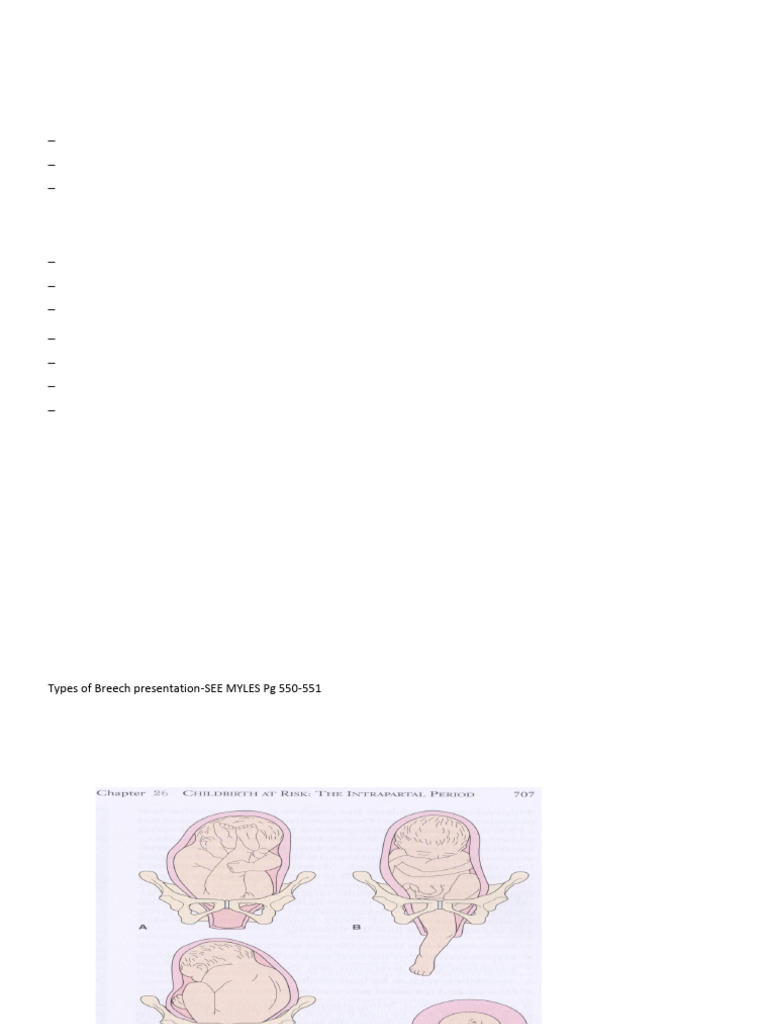 Breech Presentation | PDF | Childbirth