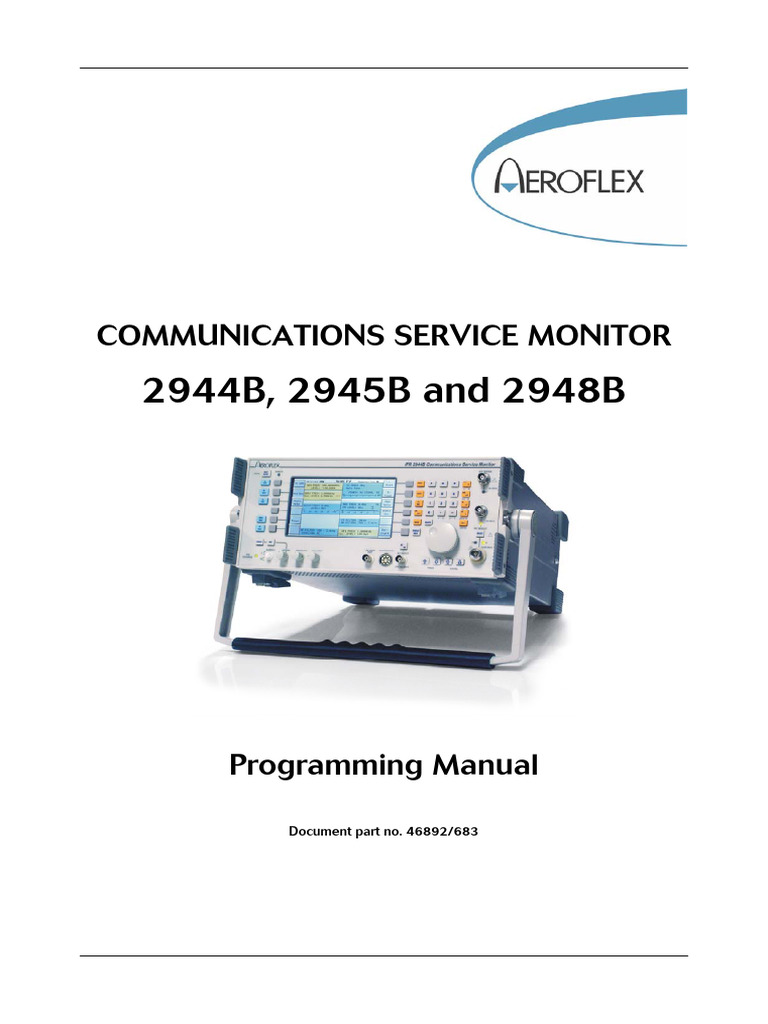 2944B-2945B-2948B Programming Manual 2005 | PDF | Bracket | String ...