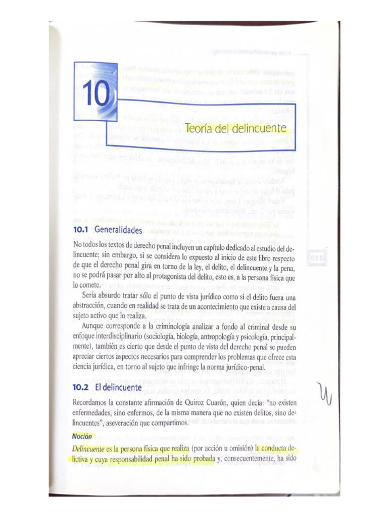 Teoría Del Delincuente | PDF