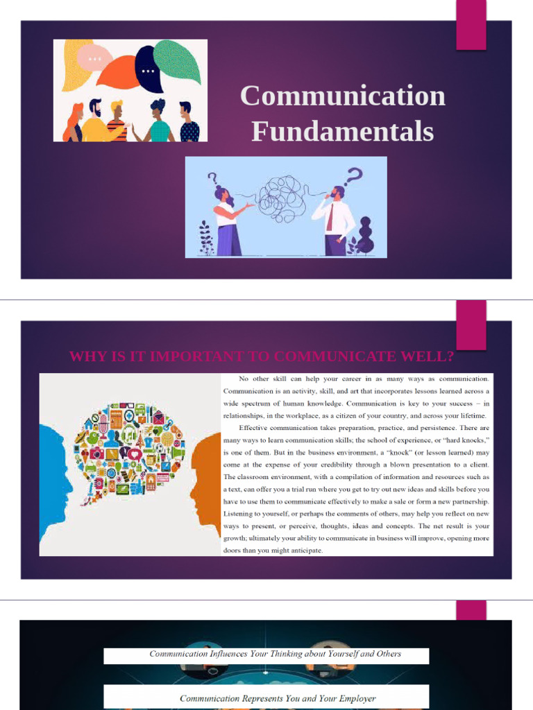 Communication Fundamentals | PDF
