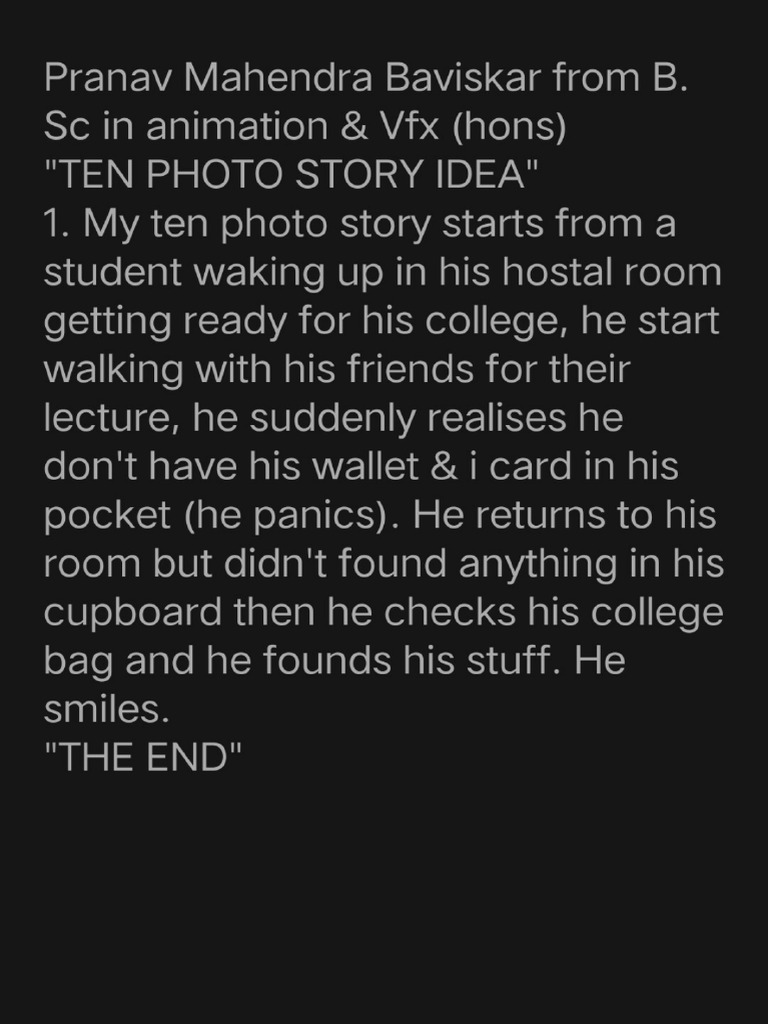 TEN PHOTO STORY IDEA, Pranav | PDF