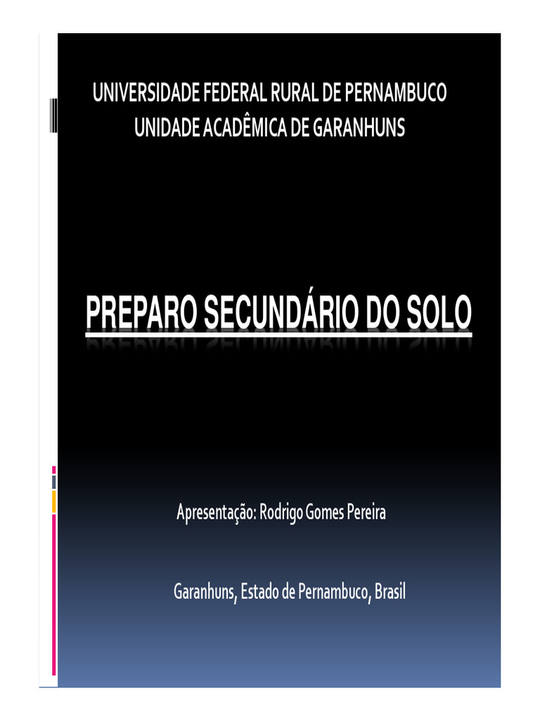 5º Preparo de Solo Subsolador | PDF | Solo