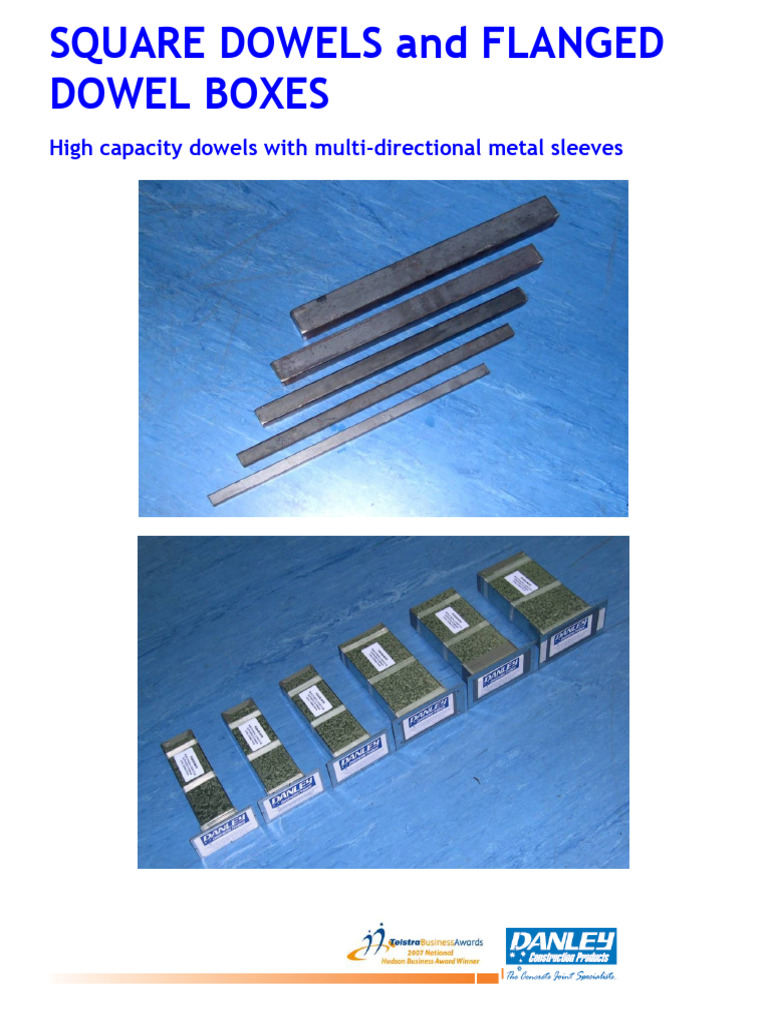 Flanged_Dowel_Boxes | PDF | Civil Engineering | Building Materials