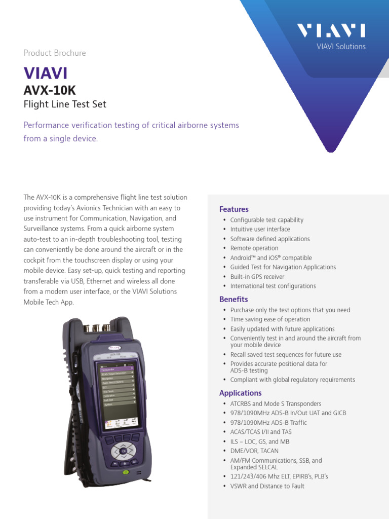 Avx 10k Detailed Specifications Brochures en | PDF | Electronics | Wireless