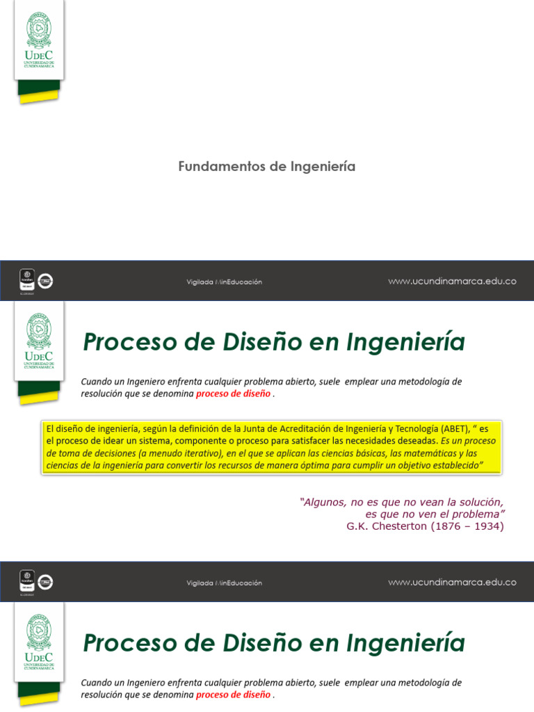 Fundamentos de Ingenieria | PDF | Proceso de diseño de ingeniería | Diseño