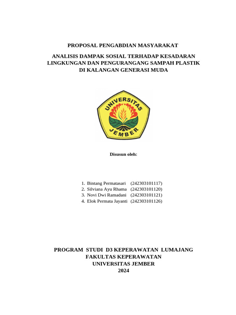PROPOSAL PENELITIAN PENGABDIAN BINDO KEL6 New | PDF