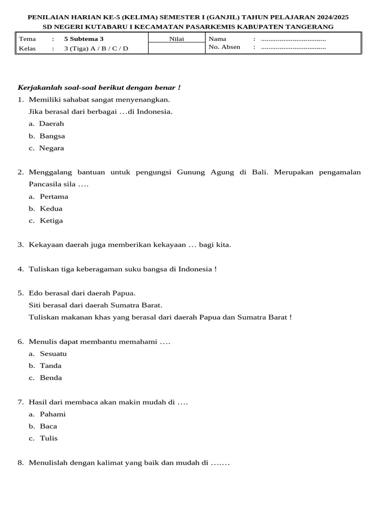 PH Tema 5 SUB 3 | PDF