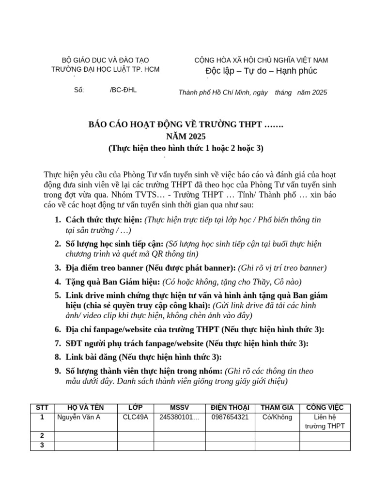 Mã Trư NG - Tên Trư NG THPT - VTĐ1.2025 | PDF