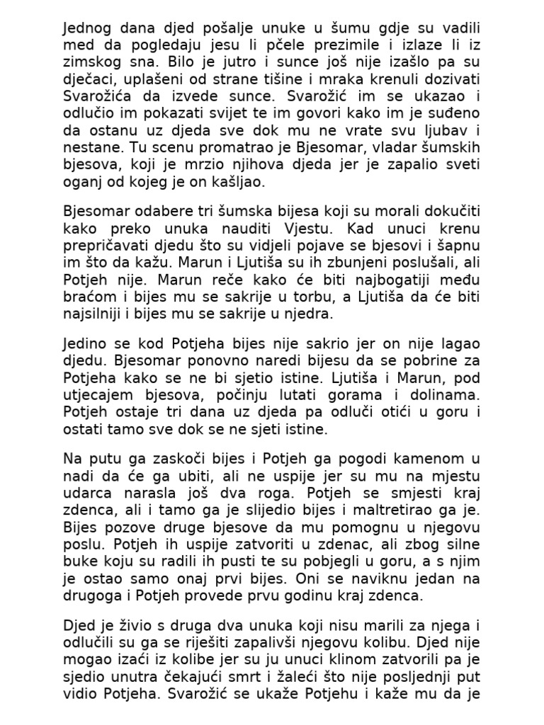 Jednog Dana Djed Pošalje Unuke U Šumu Gdje Su Vadili Med Da Pogledaju ...