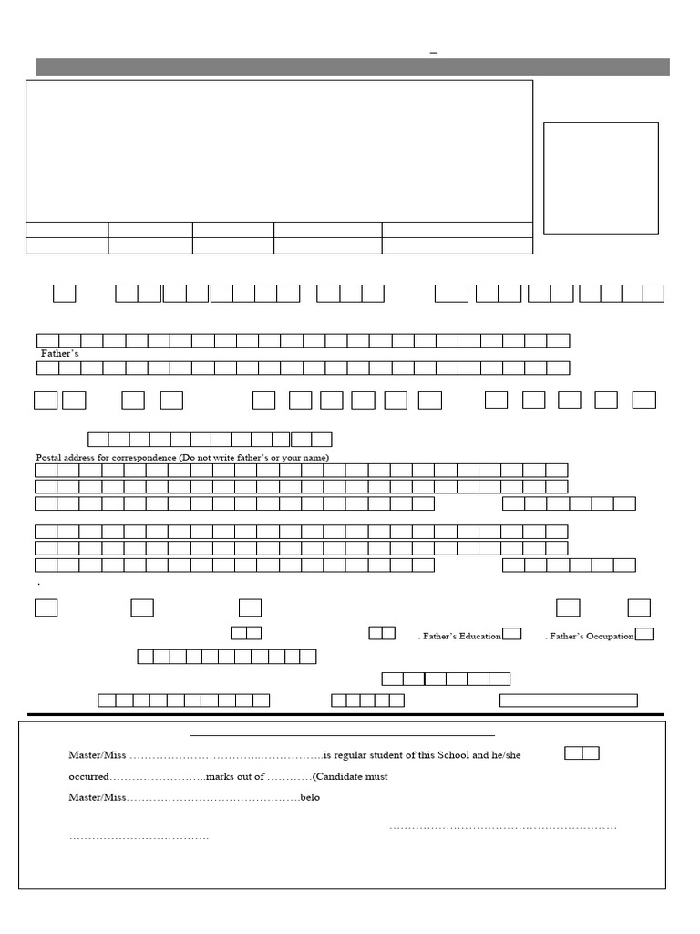 NMMS Scholarship Application Form 2024-25 | PDF | South Asia