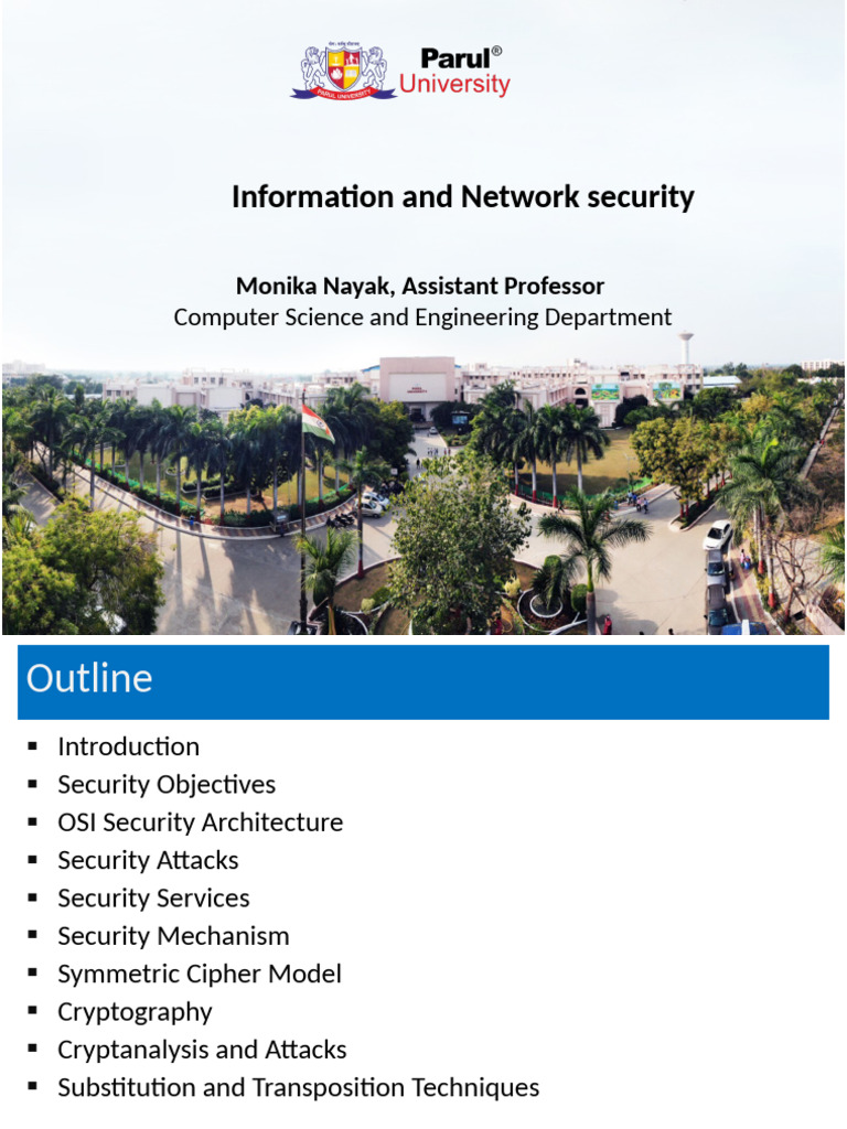 Unit-1_INS | PDF | Cryptanalysis | Cryptography