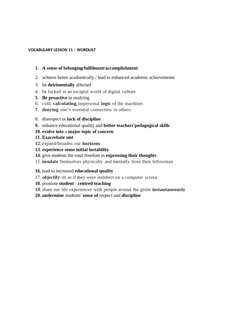 Academic Vocabulary Insights | PDF