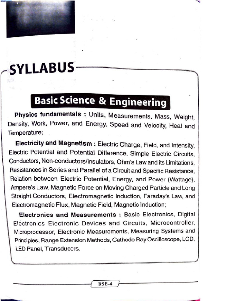Railway Technician Grade 1 Basic Science-Compressed | PDF