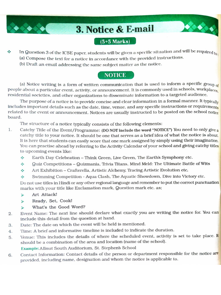 Notice & E-Mail | PDF