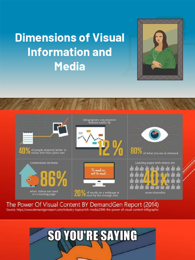 1 Dimension of Visual in Media and Information | PDF | Paintings | Image