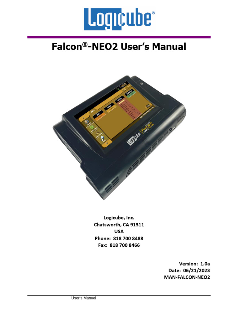 Man Falcon Neo2 | PDF | Usb | Solid State Drive