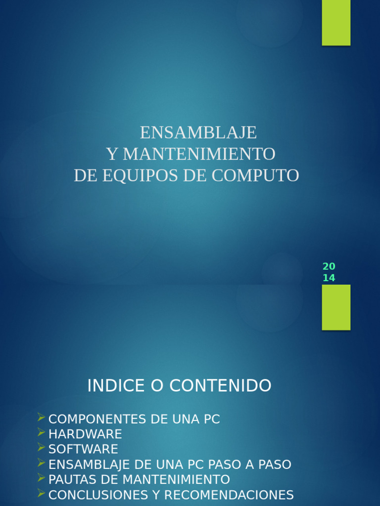 Ensamblaje | PDF | Hardware de la computadora | Equipo de oficina