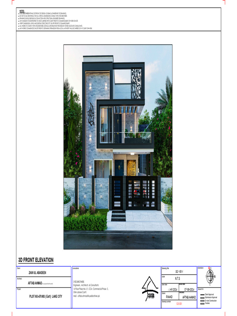Architectural Drawings for Lake City Project | PDF | Door | Basement
