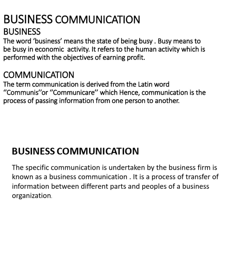 Business Communication | PDF
