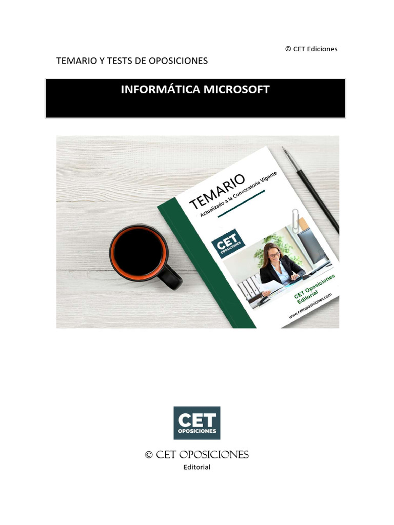 Temario Oposiciones Informática Microsoft | PDF | Hardware de la computadora | Sistema operativo