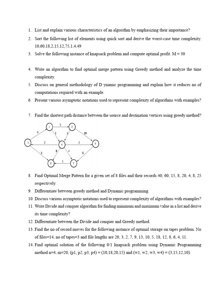 Algorithm Analysis and Optimization Techniques | PDF