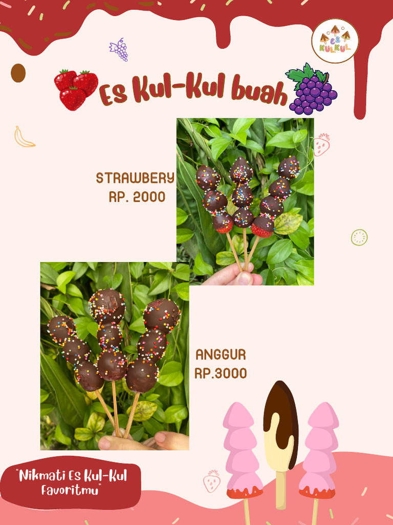 Flyer Promosi Es Kul Kul Ilustrasi Lucu Coklat.pdf | PDF