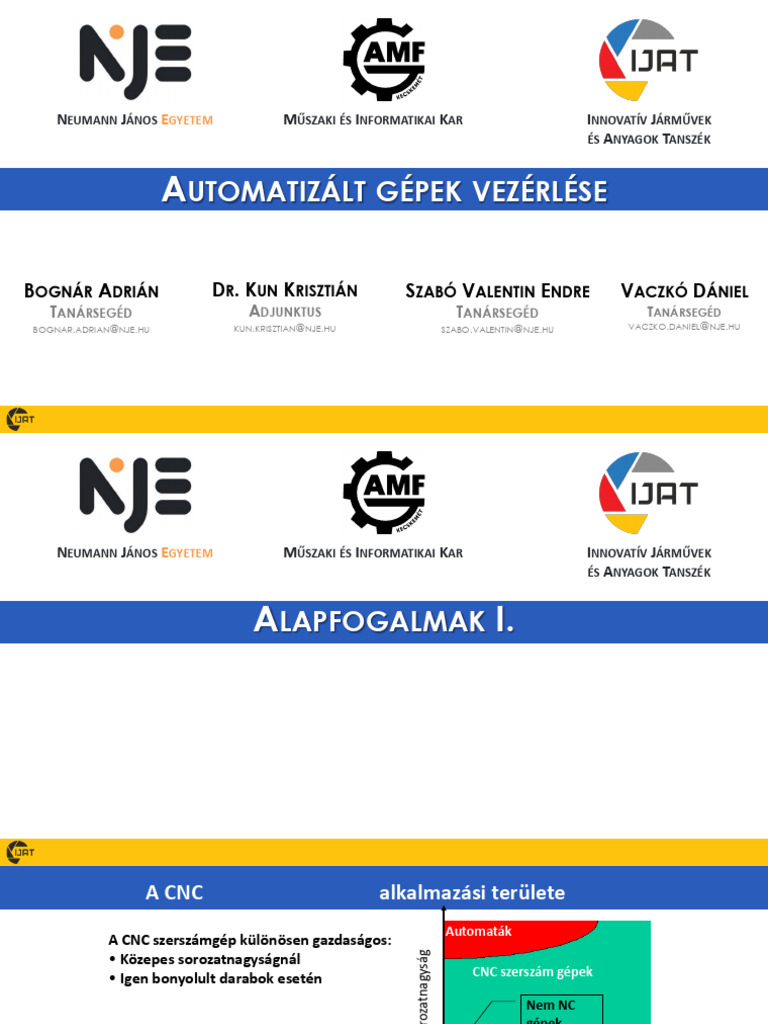 Automatizált Gépek Vezérlése | PDF