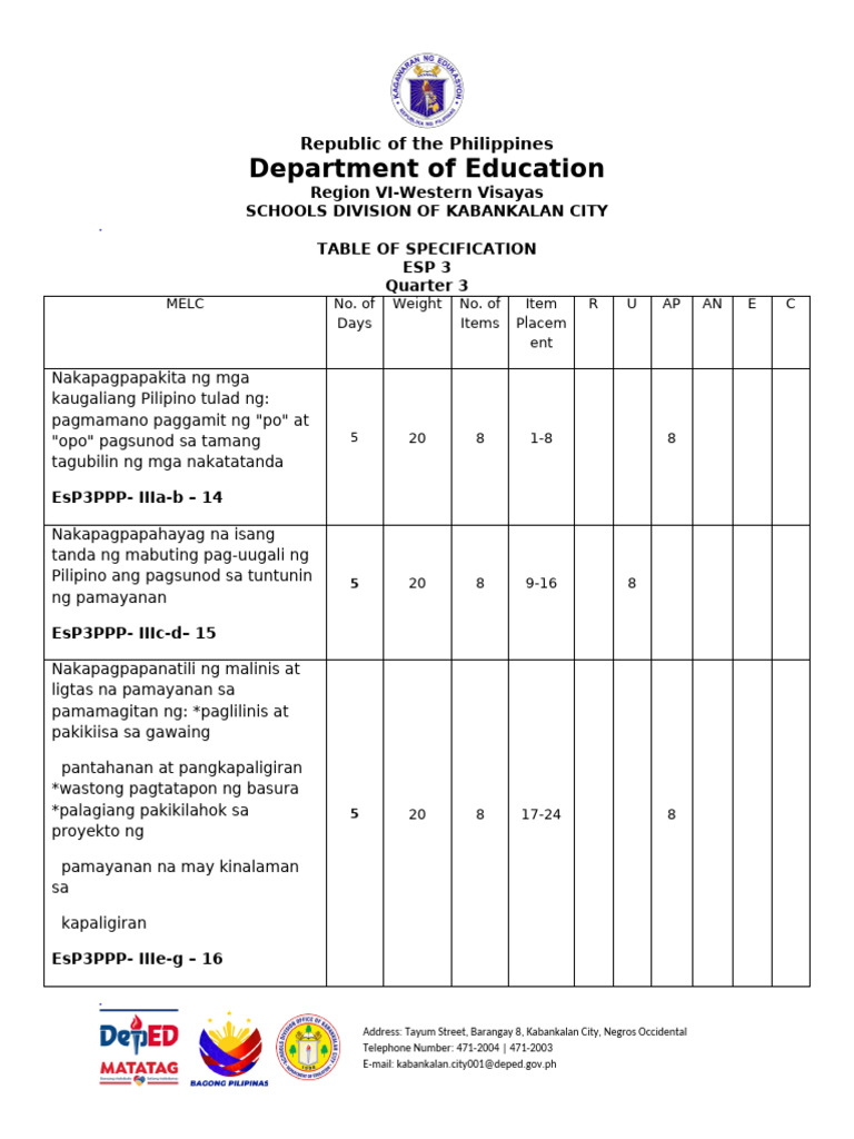 Grade3 Quarter-3 | PDF