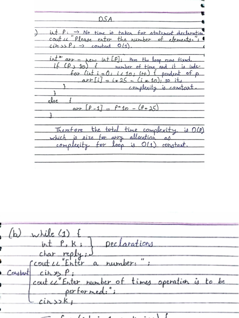 DSA Assignment#1 | PDF