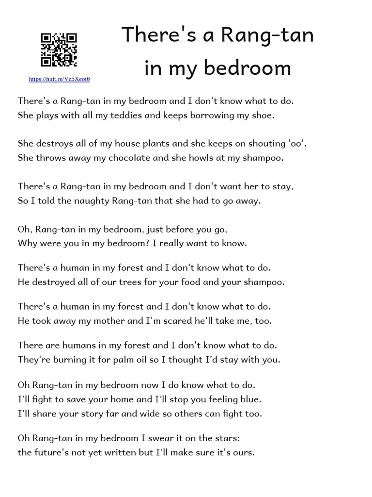 Rang-tan's Bedroom Dilemma | PDF