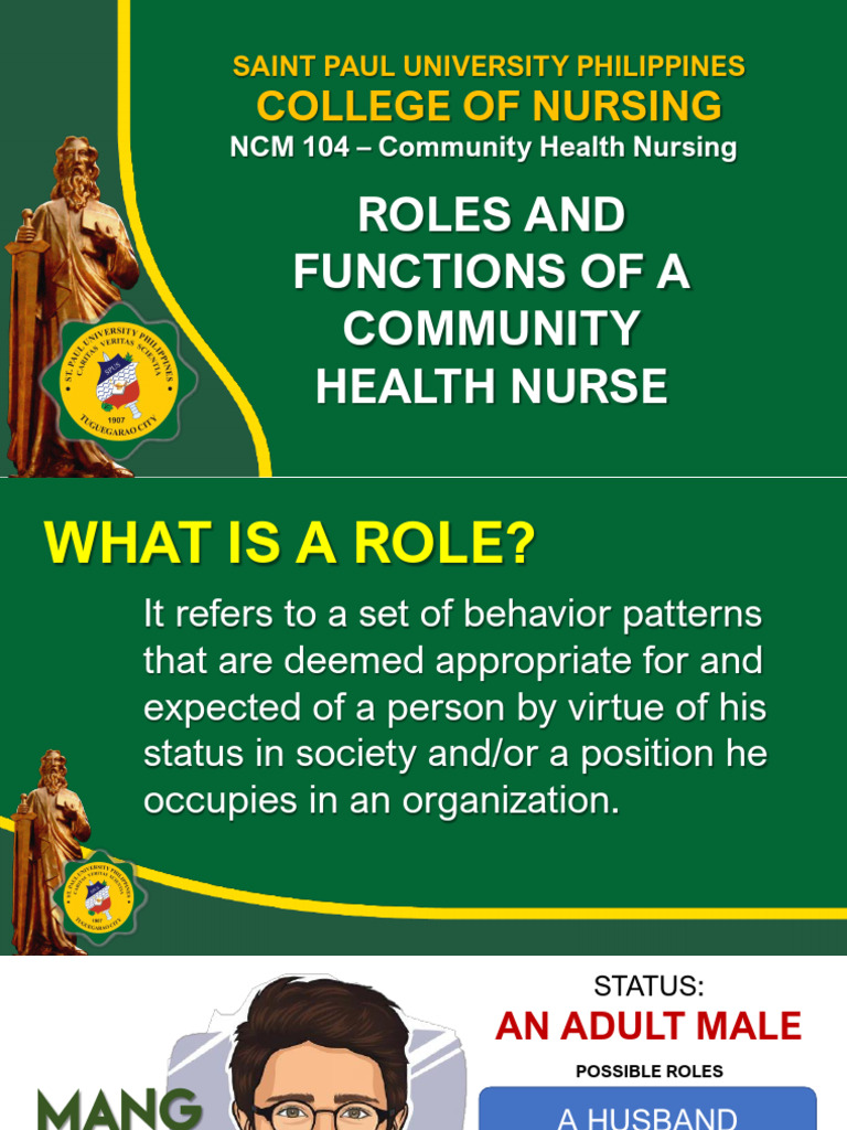 Roles of Community Health Nurses | PDF | Nursing | Preventive Healthcare