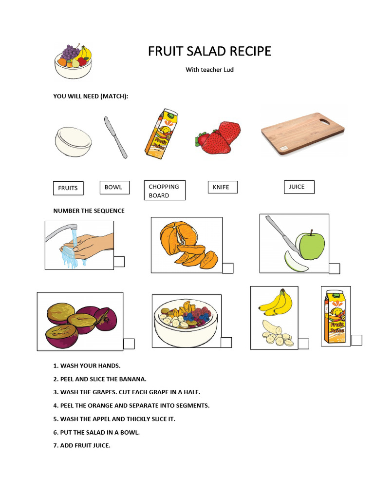 Fruit Salad Recipe | PDF