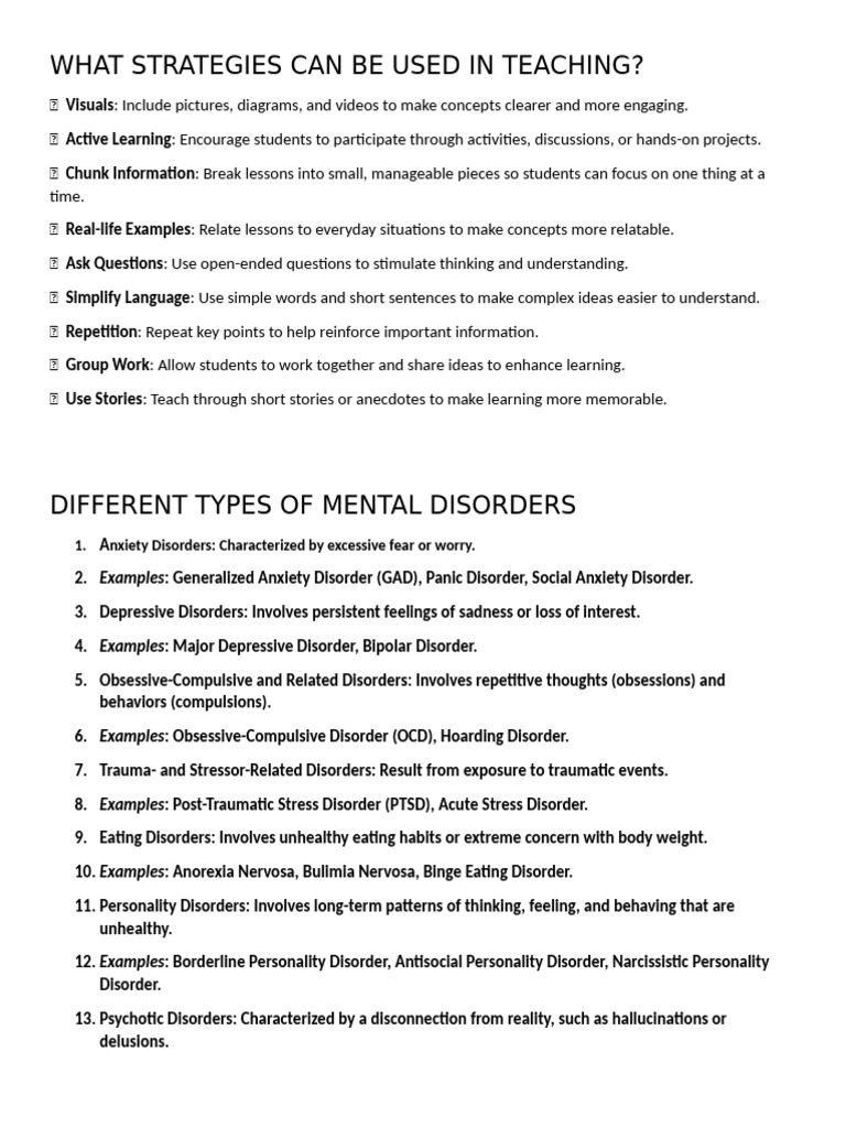 WHAT STRATEGIES CAN BE USED IN TEACHING GP New Research | PDF | Mental ...