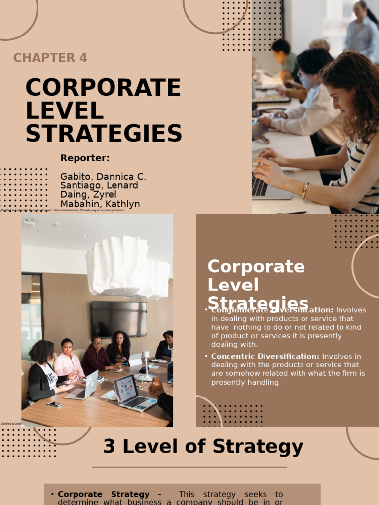 Corporate Level Strategies Overview | PDF | Mergers And Acquisitions ...