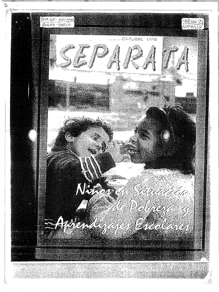 2 - Separata (Niños en Situacion de Pobreza) C16 | PDF