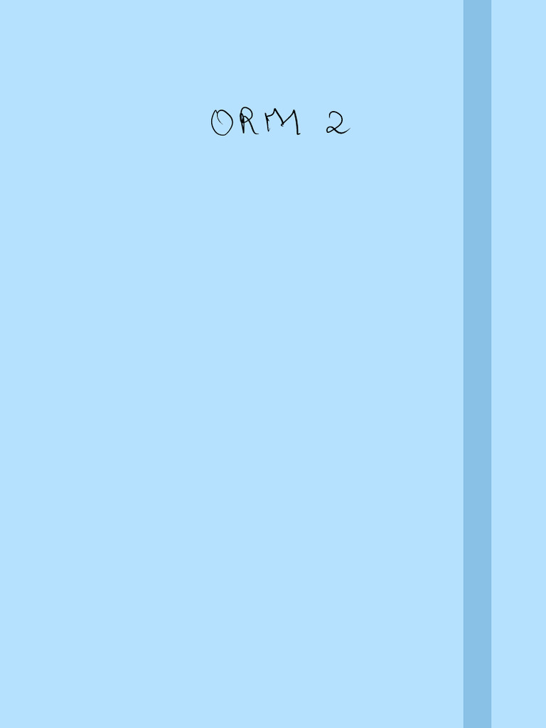 Orm 3 | PDF