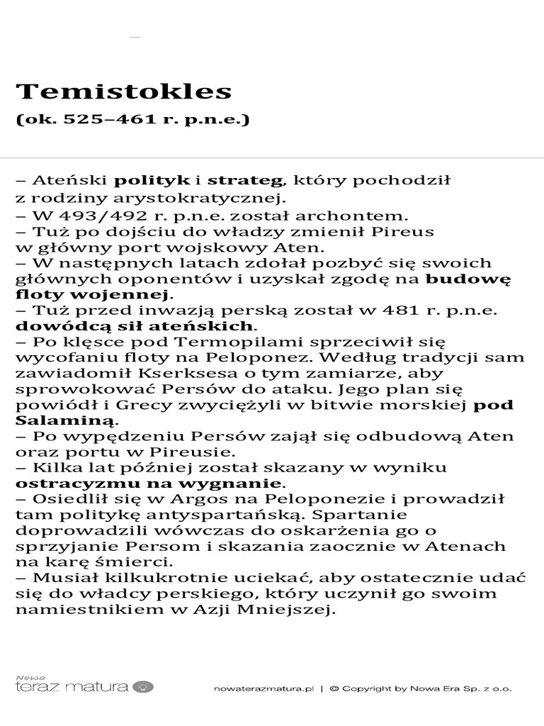 Biogram Temistokles | PDF