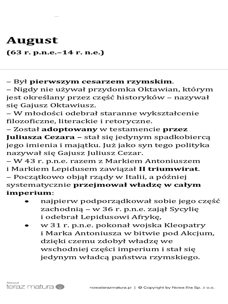 Biogram August | PDF