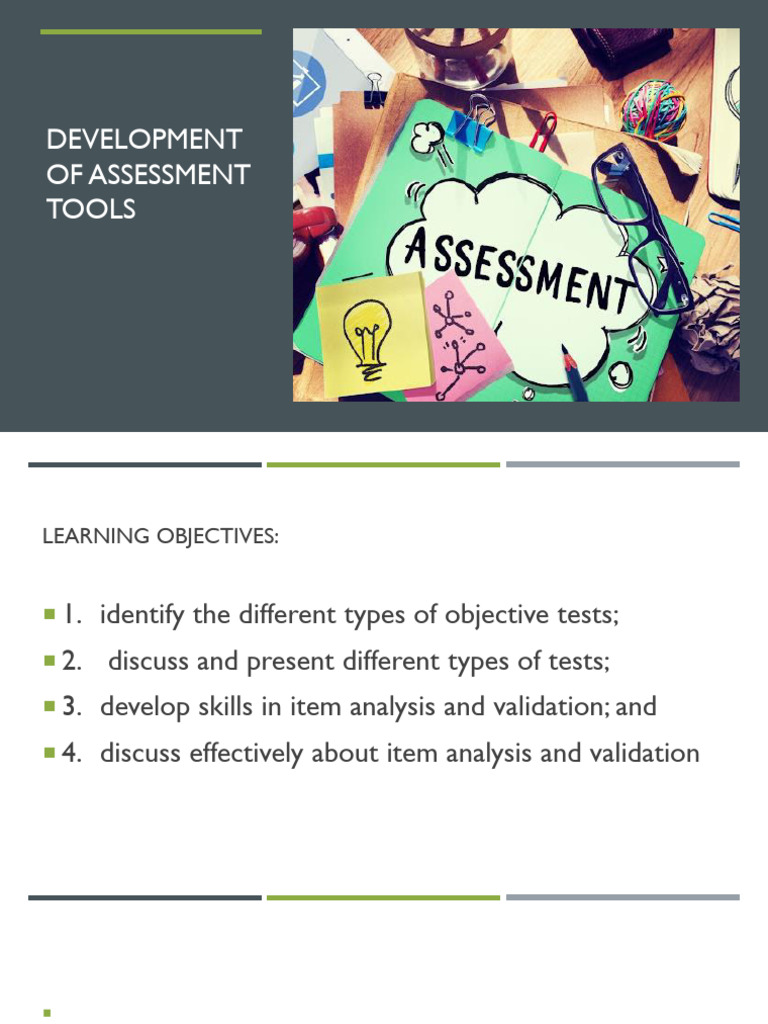 Development of Assessment Tools | PDF | Educational Assessment