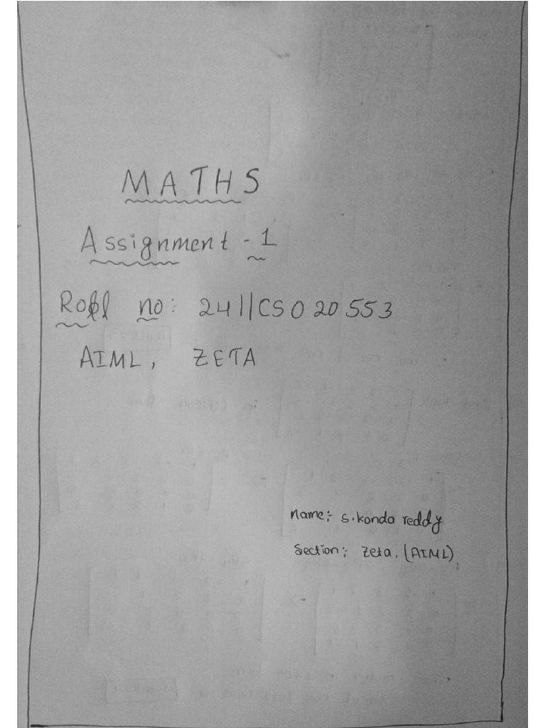 maths1 | PDF