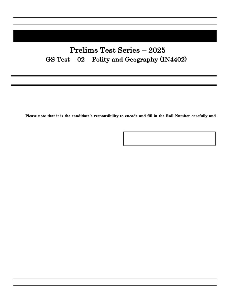 Polity and Geography Test 2025 | PDF | Plate Tectonics | Supreme Court ...