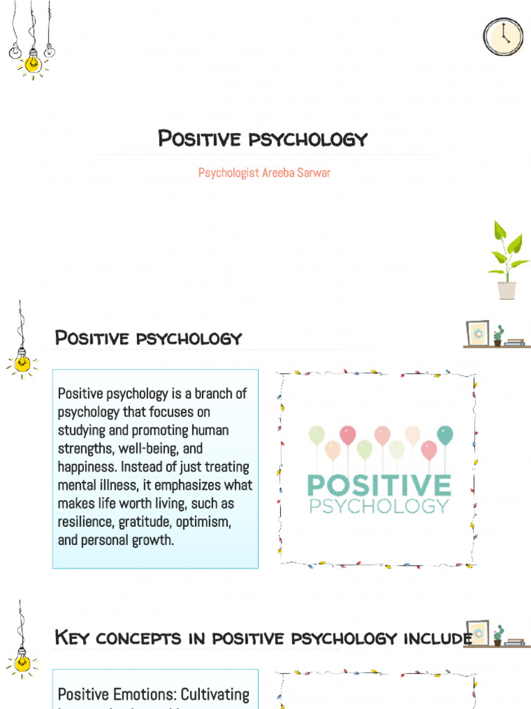 Positive Psychology Pdf