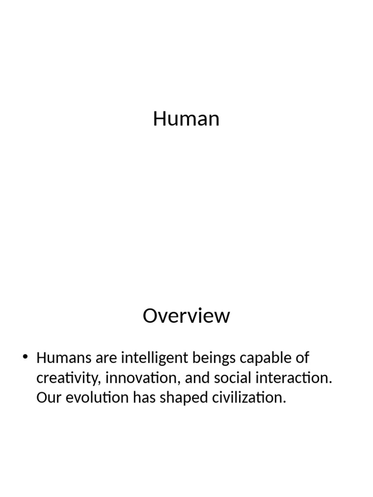 Human | PDF