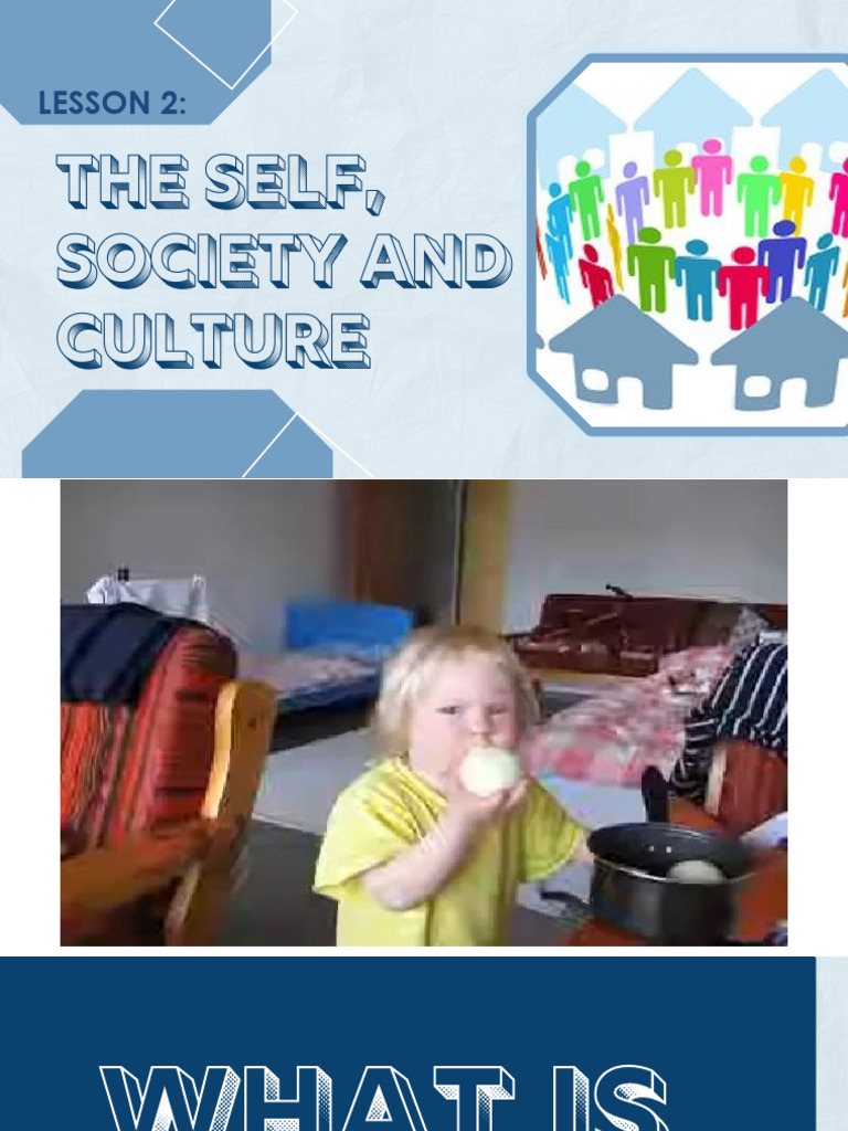 Lesson 2 The Self Society and Culture 2 | PDF | Cognitive Psychology ...