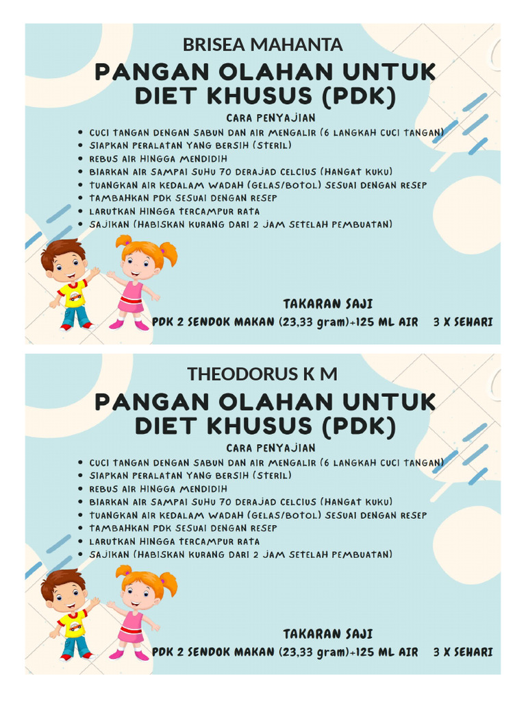 RESEP PDK 300 | PDF