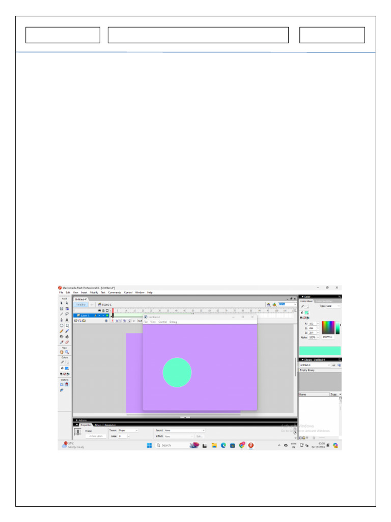 Circle to Square Animation Guide | PDF