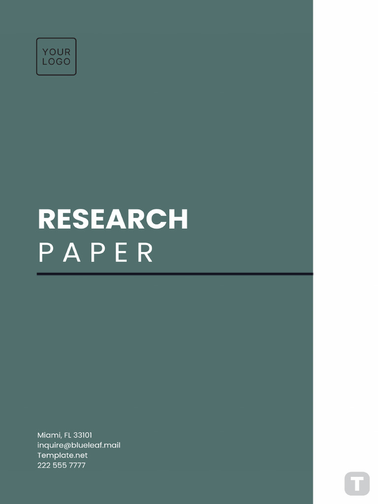 Research Paper Template | PDF