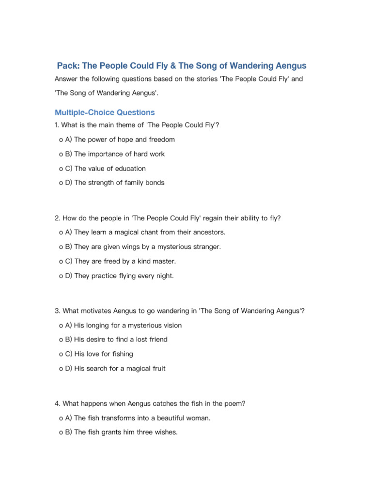 Practice__Pack_The_People_Could_Fly_And_AengusBHe6c | PDF